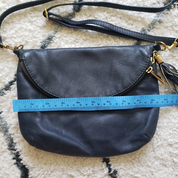unbranded | Bags | Unbranded Made In Italy Navy Leather Shoulder Bag ...